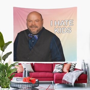 Bertram Hate Kids Wall Tapestry, Betram Meme Wall Decor, Funny Bertram ...
