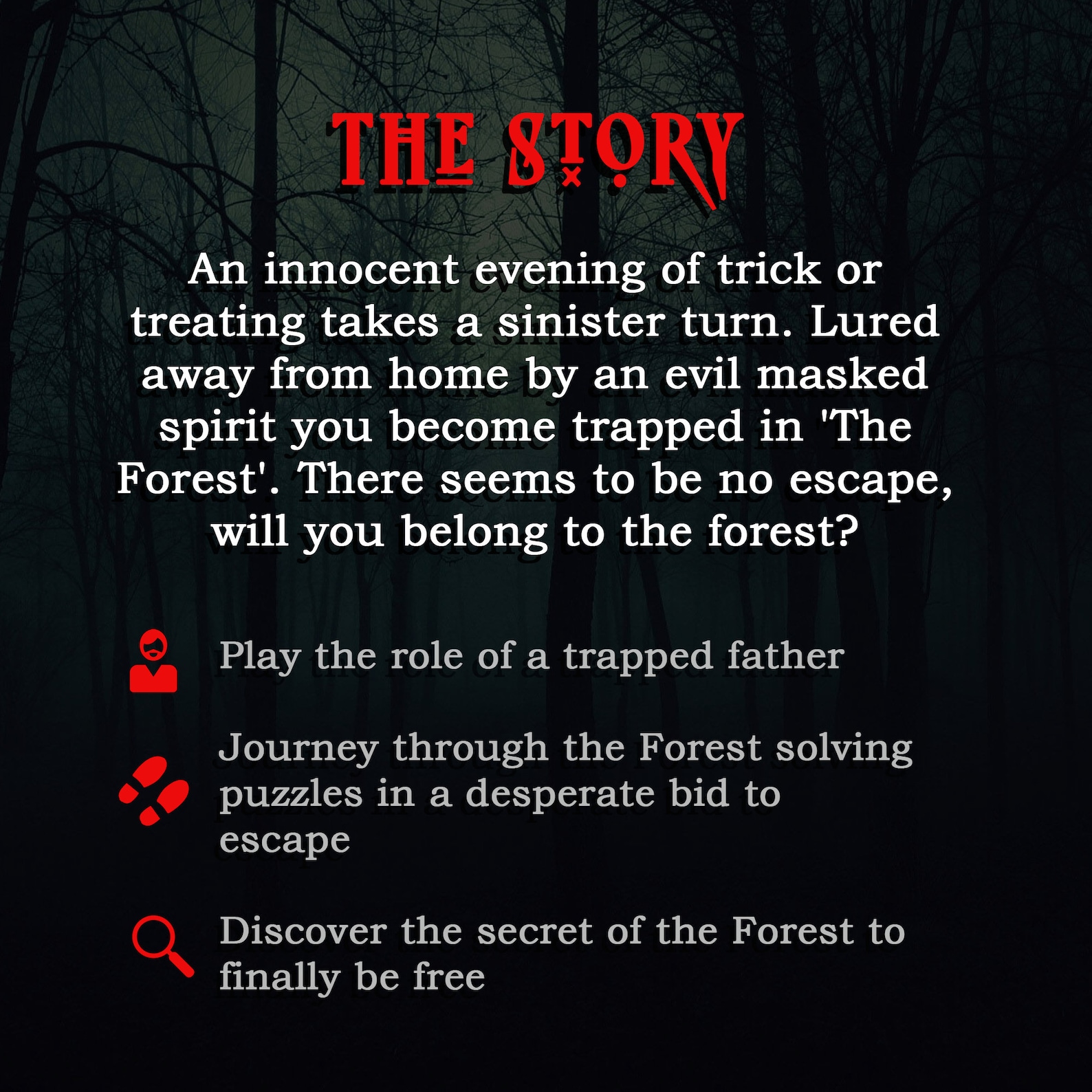 The Forest Virtual Escape Room Game: Online Adventure (digital Game) - Etsy