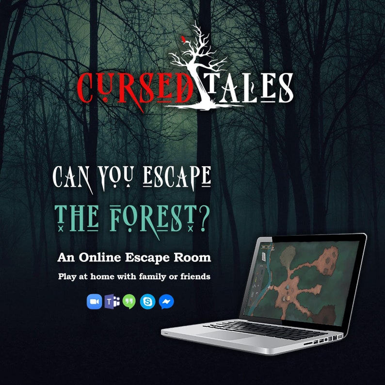 The Forest Online Escape Room: Virtual Adventure Game (ages 12+) - Etsy