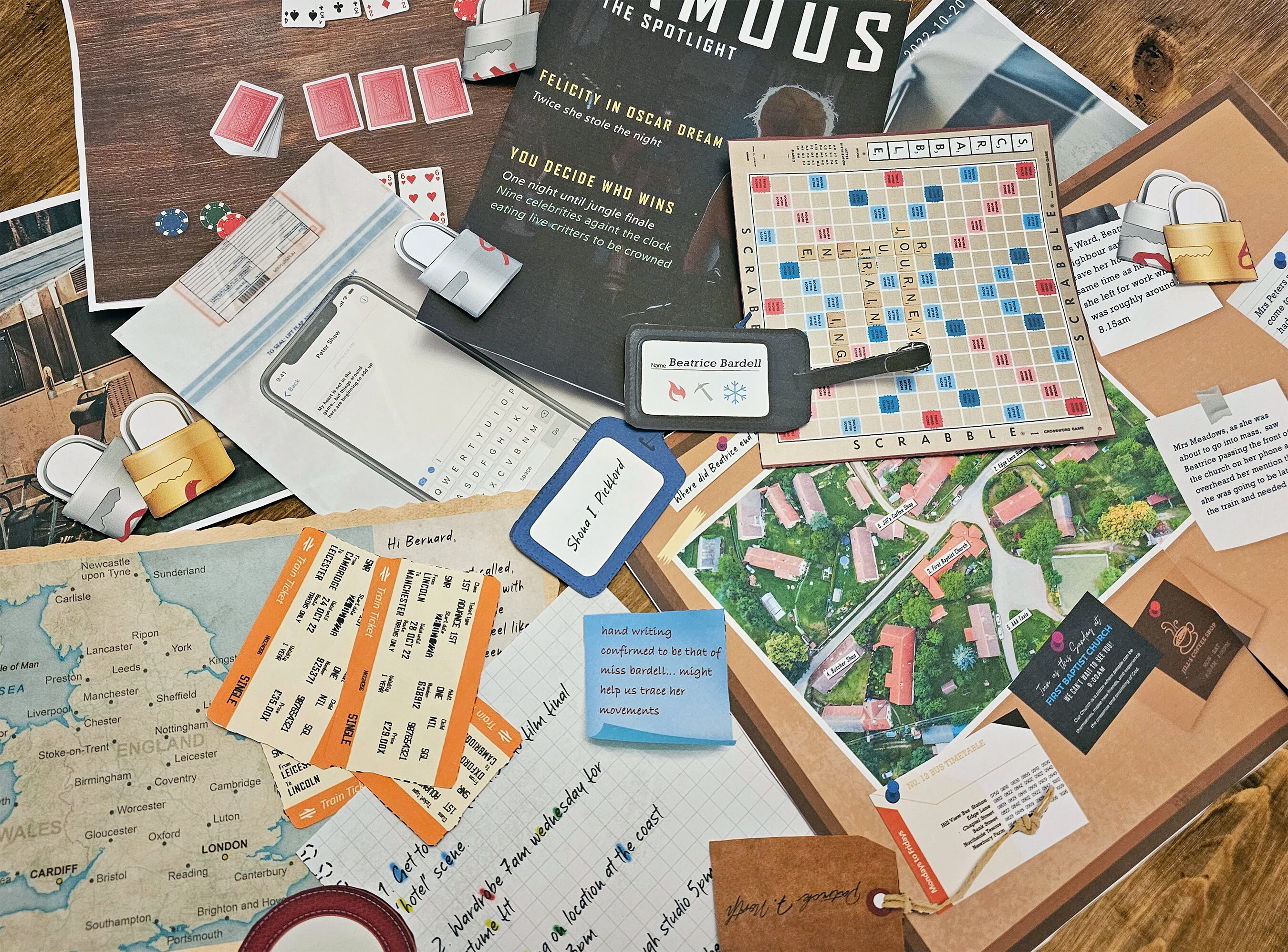 The Missing Moviestar - Printable Escape Game | Escape Room | Printable ...