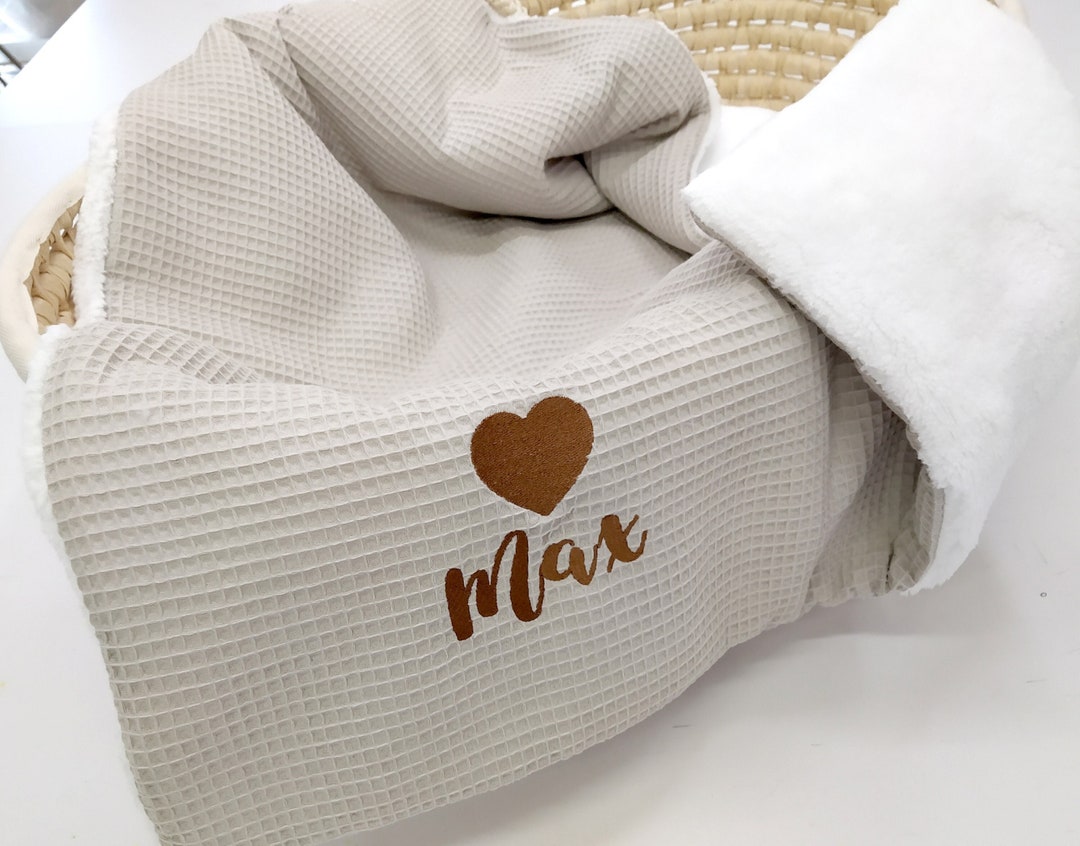 Winter Babydecke mit Namen / Personalisierbar mit Namen / Krabbeldecke ...