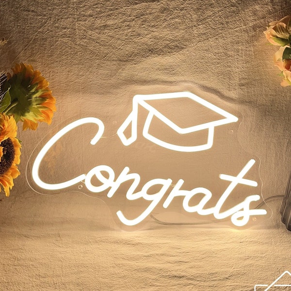 Graduation Hat Neon Sign - Etsy