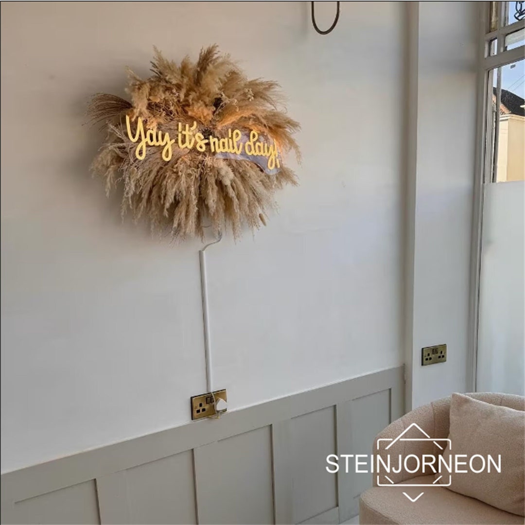 Yay It's Nail Day Custom LED Neon Sign Night Light Wall Nail Salon ...