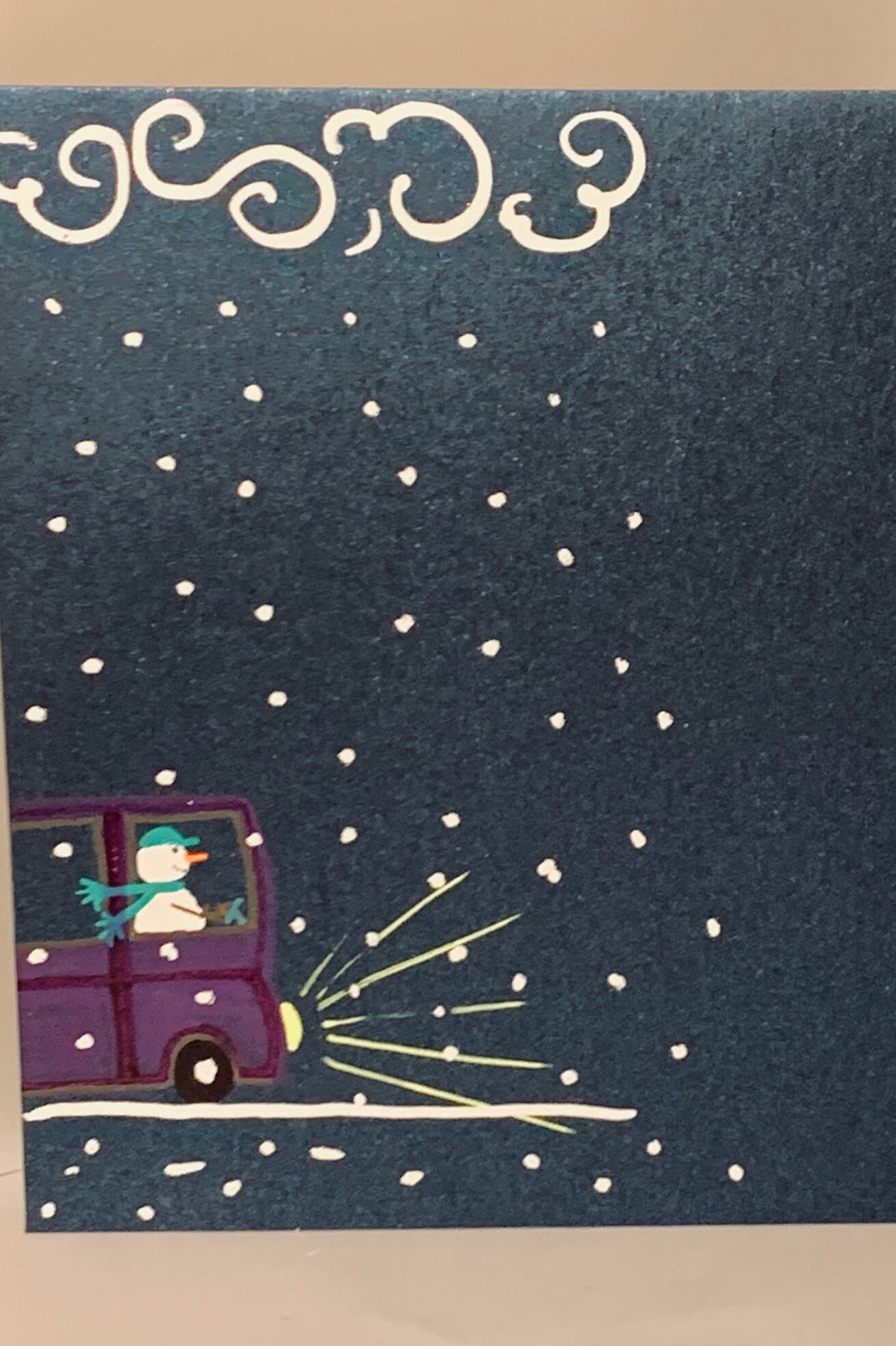 Mr. Ruffin the Puffin Out Delivering Presents as Sam the Snowman Waves ...