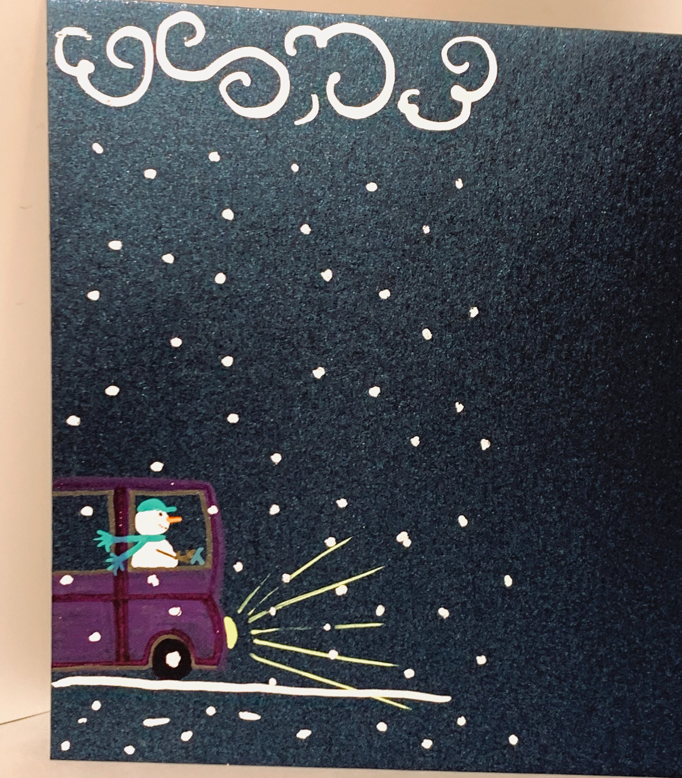 Mr. Ruffin the Puffin Out Delivering Presents as Sam the Snowman Waves ...