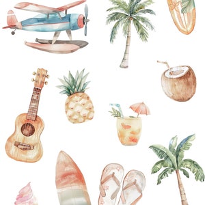 Cute Hawaiian Clipart - Hula Dance Clipart - Luau Clipart - Tropical ...