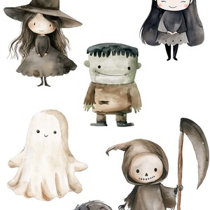 Cute Halloween Clipart - Pumpkin Clipart - Witch - Cute Monster Clipart ...