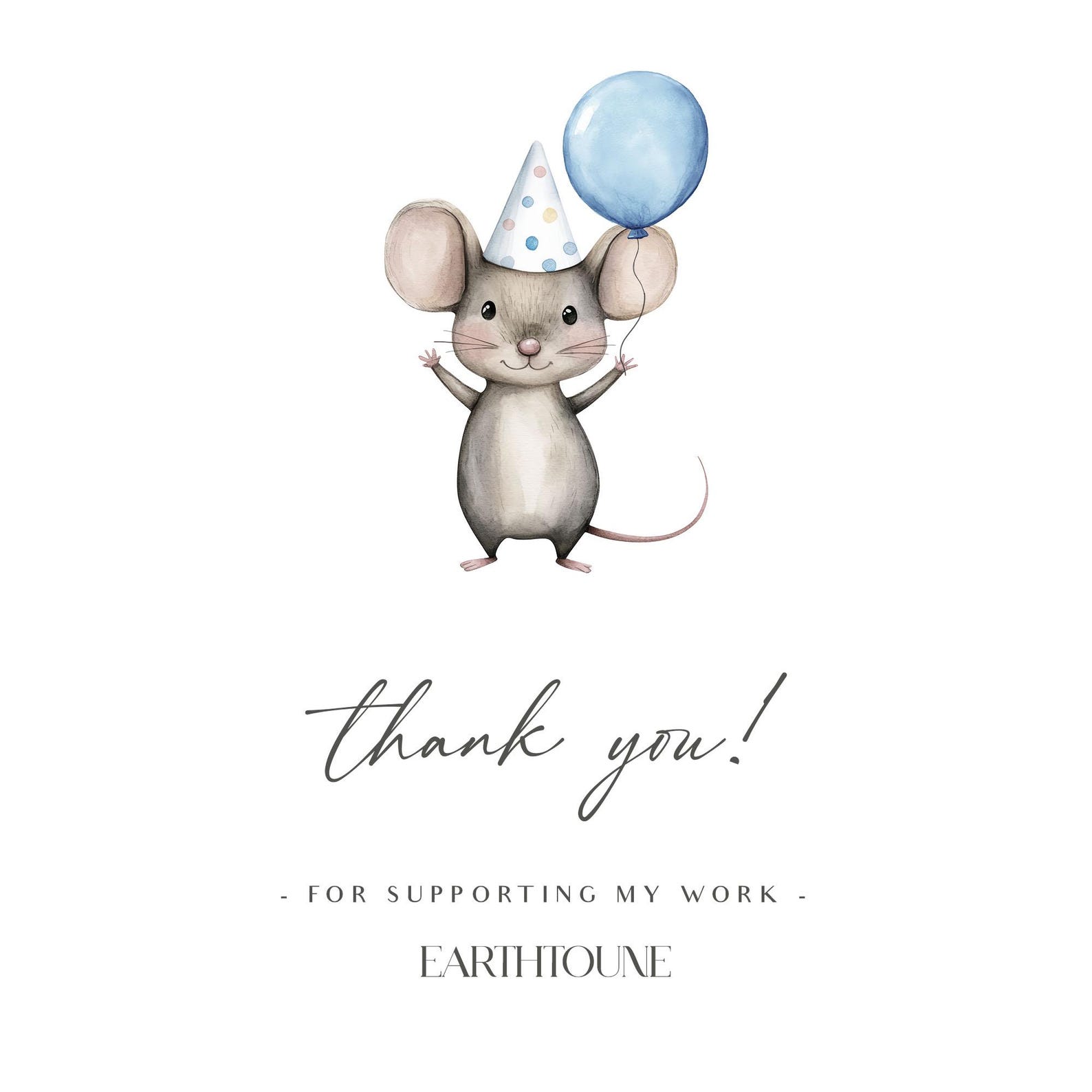 Cute Woodland Animals Party, Birthday Party Graphics, Watercolor ...