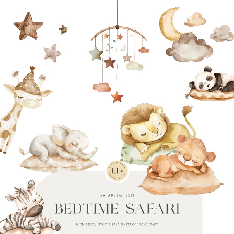 Sleepy Animal Decals - Etsy