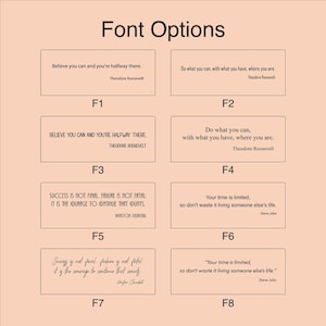 Custom Quote Print - Motivational Saying With LED Stand - Personalized ...