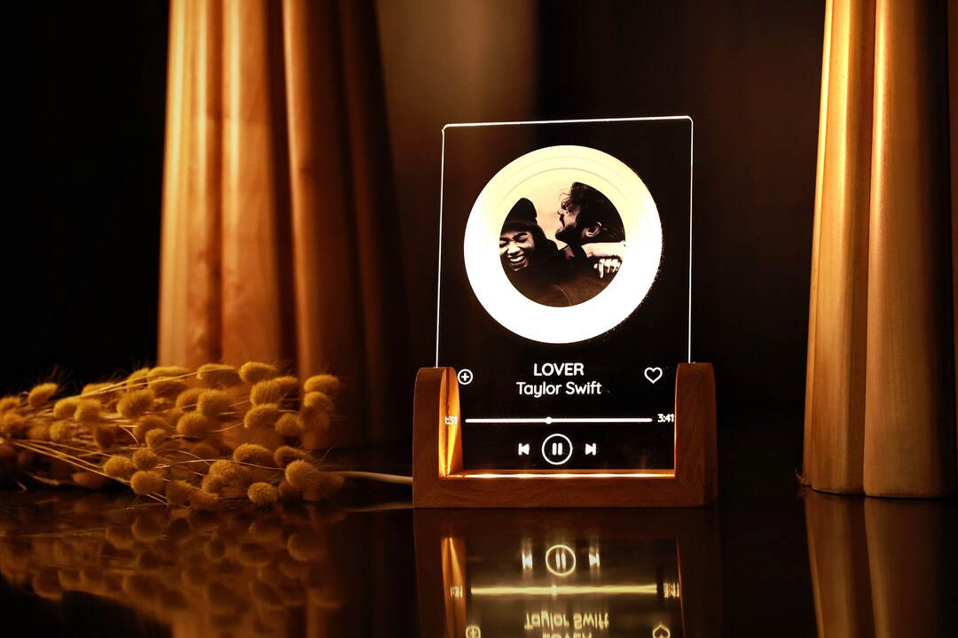 Personalized Music Plaque With Photo - Couples Gift - Personalized ...