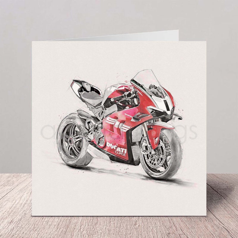Ducati Birthday Cards - Etsy UK