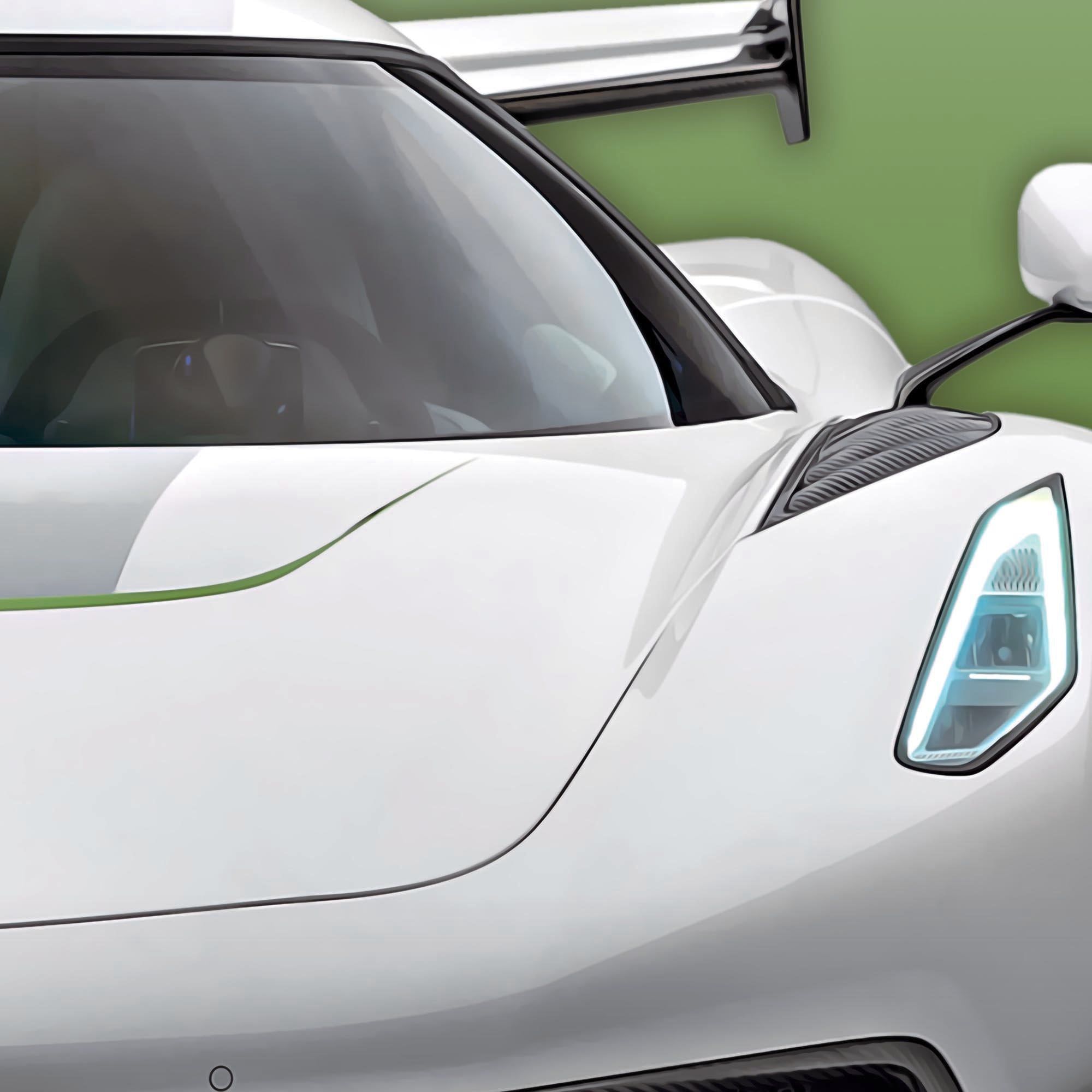 Koenigsegg Jesko Front View Hypercar Supercar Wall Art Poster Print - Etsy