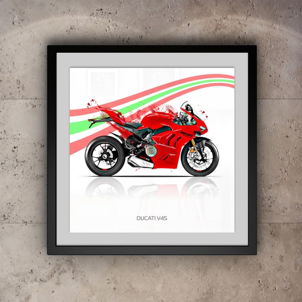 Ducati Art Print - Etsy