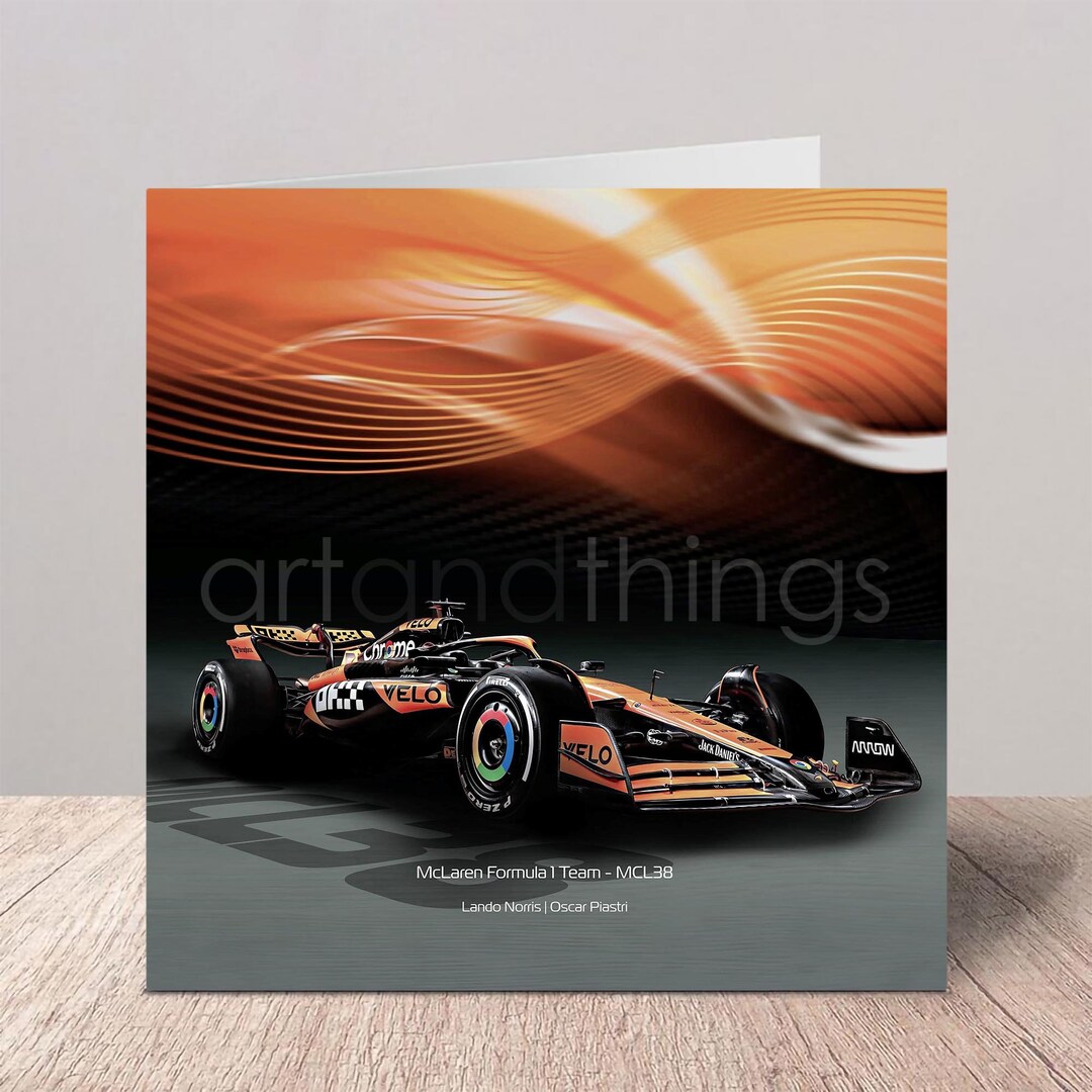 Mclaren F1 Car 2024 MCL38 Lando Norris Oscar Piastri Formula 1 ...