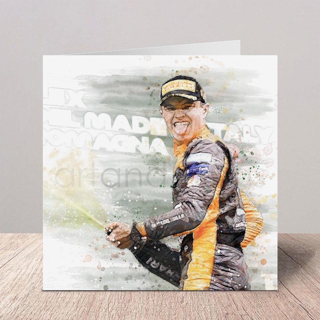 Lando Norris Podium Imola Italy | Mclaren F1 | Formula 1 | Greetings ...