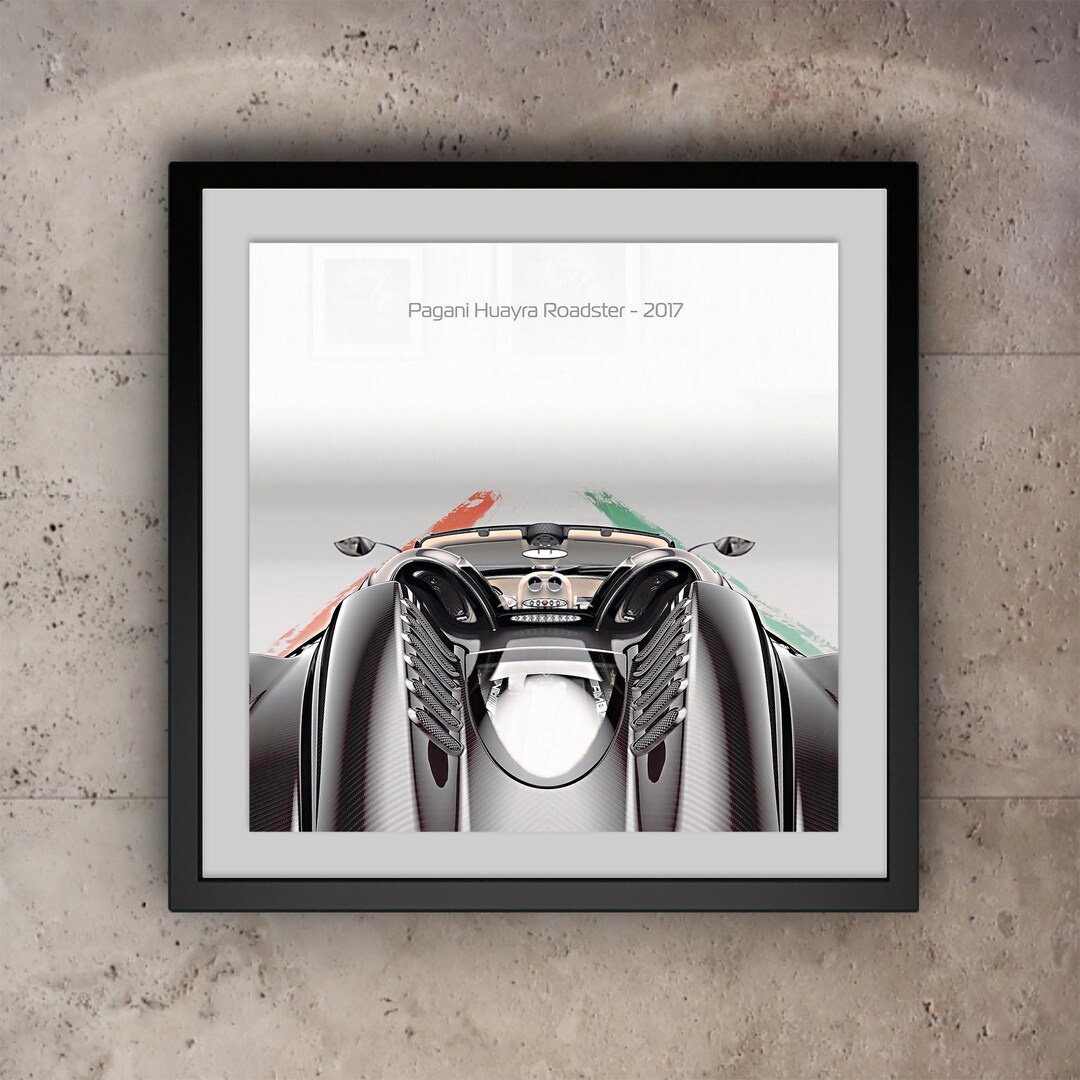 Pagani Huayra Roadster | Rear View | Hypercar | Supercar | Wall Art ...