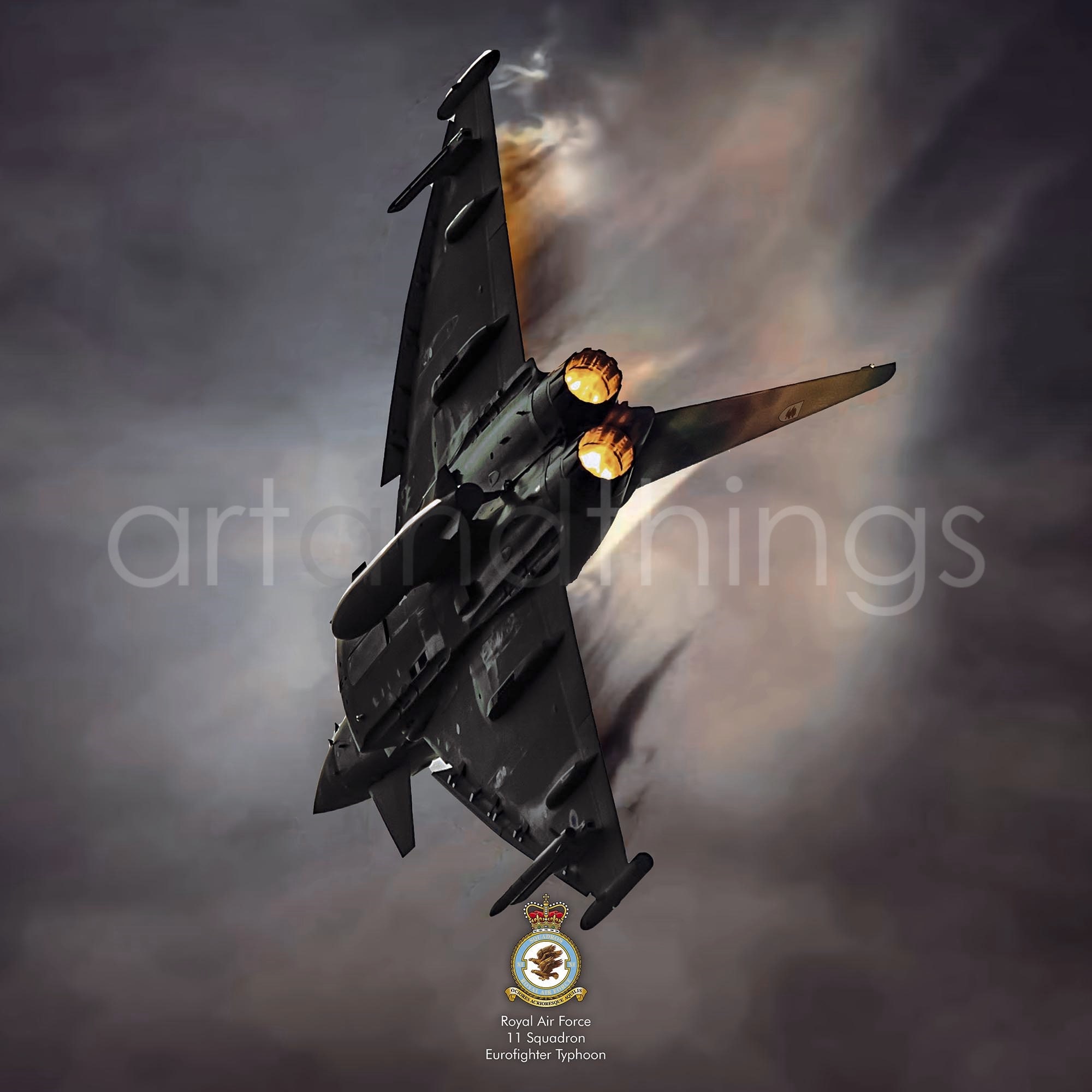 Eurofighter Typhoon 11 Squadron Royal Air Force RAF - Etsy