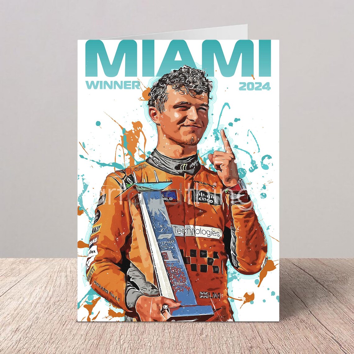 Lando Norris First Win Miami Grand Prix 2024 | Formula 1 | Greetings ...