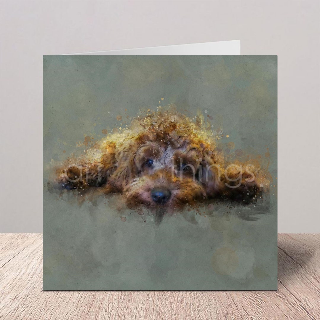 Cockapoo | Greetings Card | Birthday Card | Pet | Dog | Apricot ...