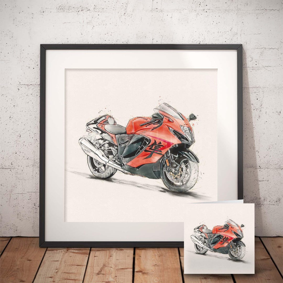 Suzuki Hayabusa 25th Anniversary Edition | Motorbike | Superbike | Wall ...