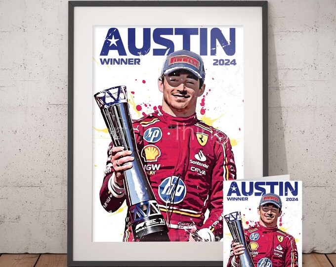 Charles Leclerc Win Austin Texas Grand Prix 2024 Circuit of the ...