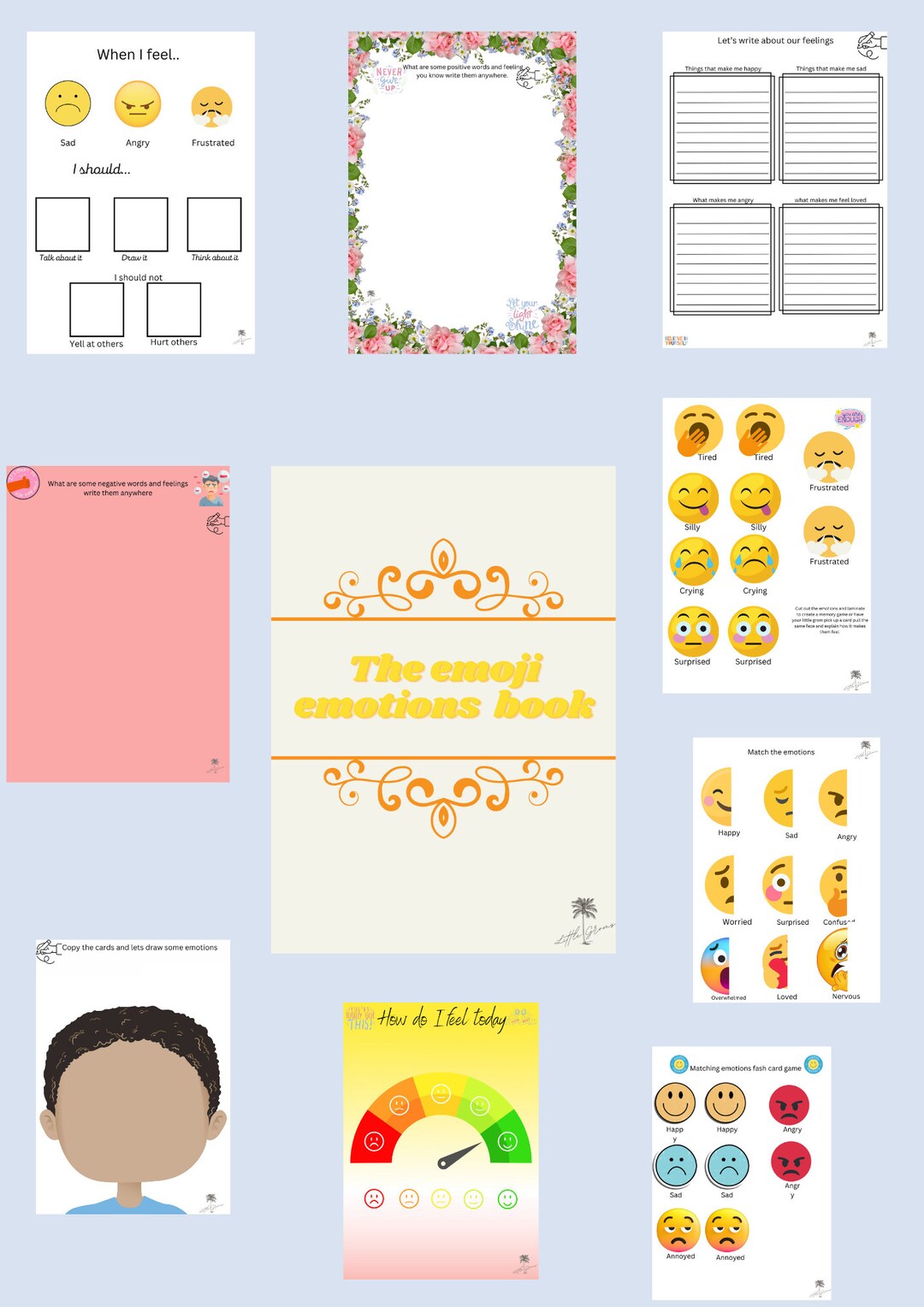Emoji Emotions Busy Book - Etsy