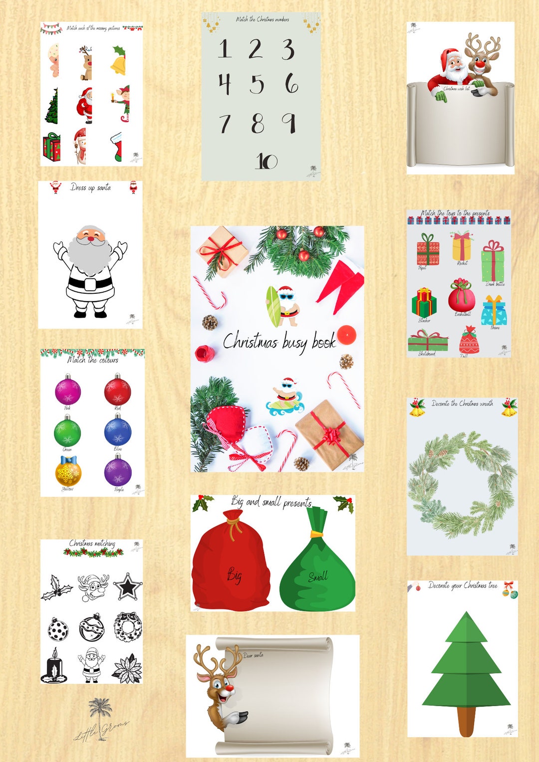 Christmas Busy Book - Etsy