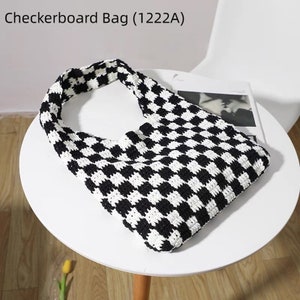 Pattern Bundle PDF Crochet Checkerboard Bag + Mini Checkerboard Bag ...