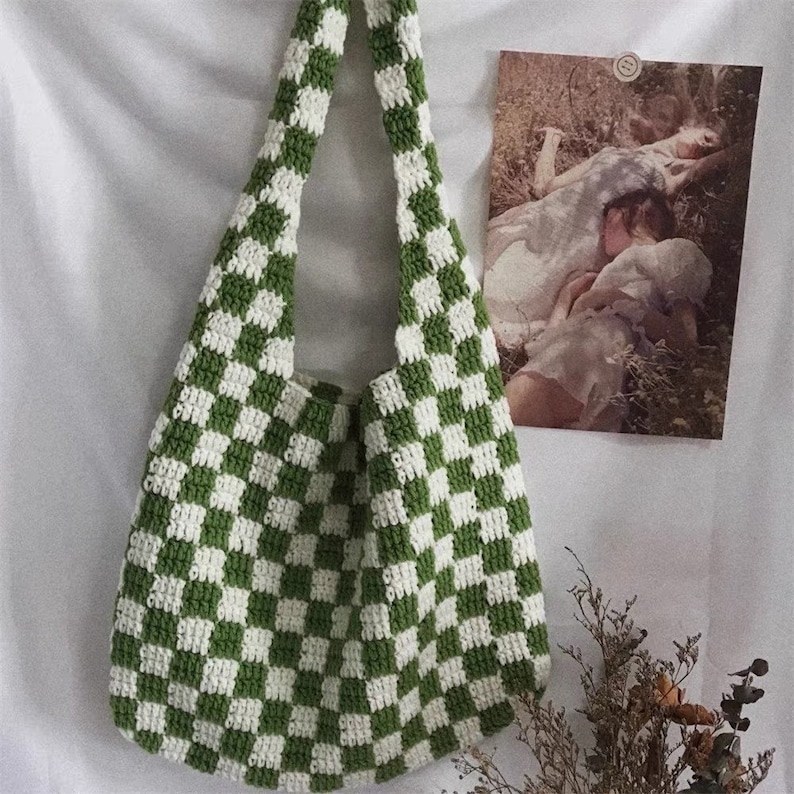 Pattern Bundle PDF Crochet Checkerboard Bag Mini - Etsy