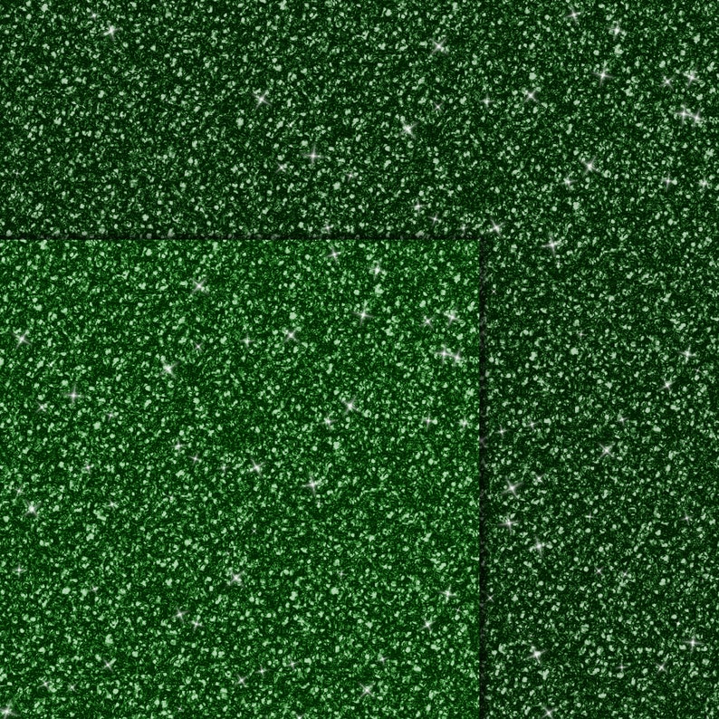 Green Glitter Digital Papers, Scrapbook Papers Green Sparkles Clipart ...