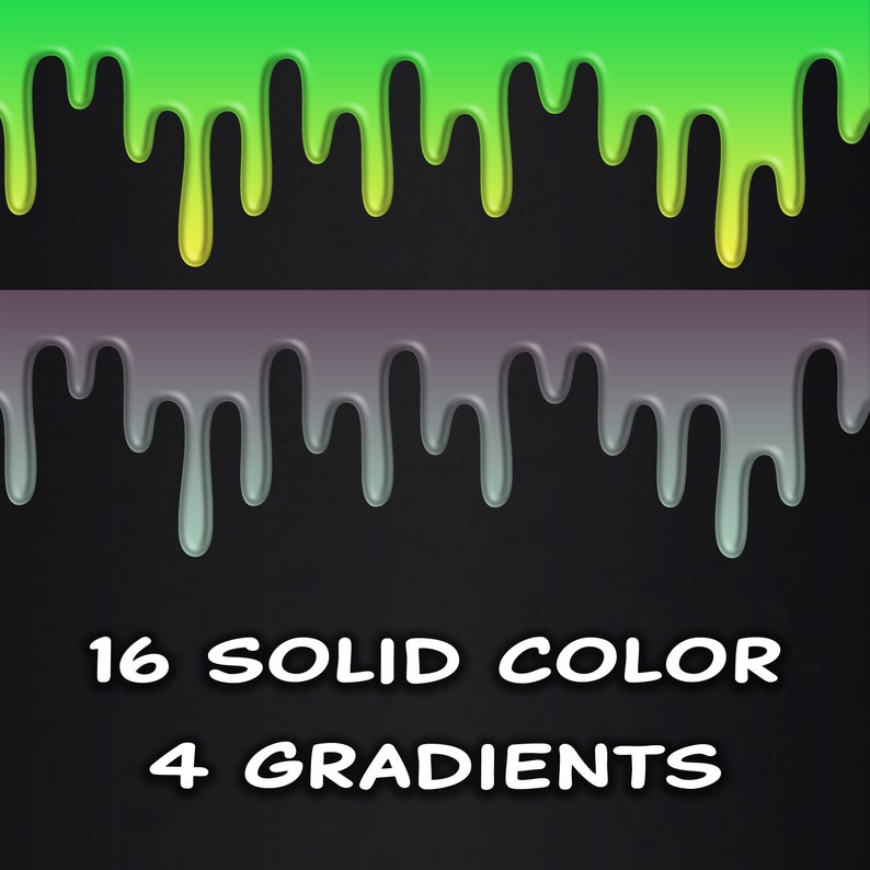 Dripping Effect PNG, Transparent Background, Dripping Border Clipart ...