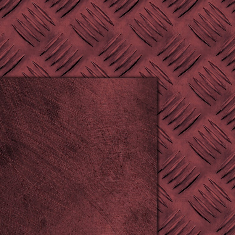 Six Metallic Maroon Textures, Digital Paper, Instant Download Textures ...