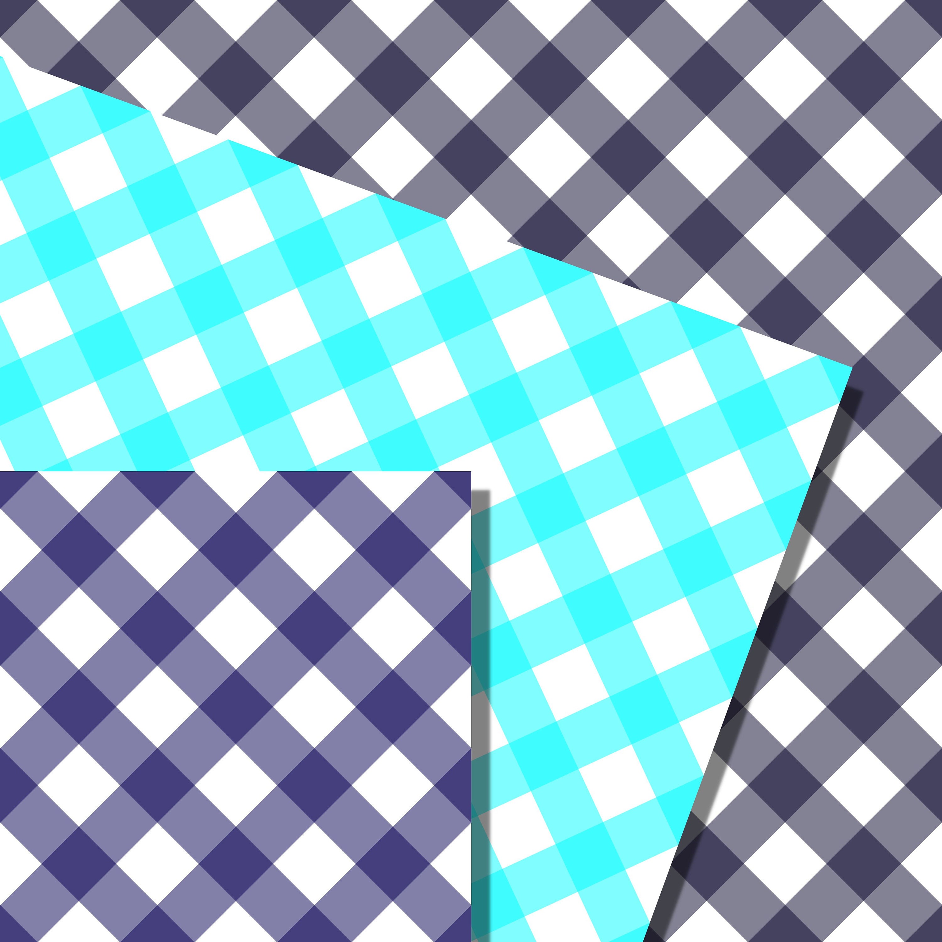 Gingham Diagonal Digital Paper, 25 Colors, Instant Download, Seamless ...
