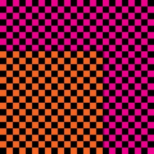 Checkered Pattern Bold and Pastel Colors on Black Digital - Etsy
