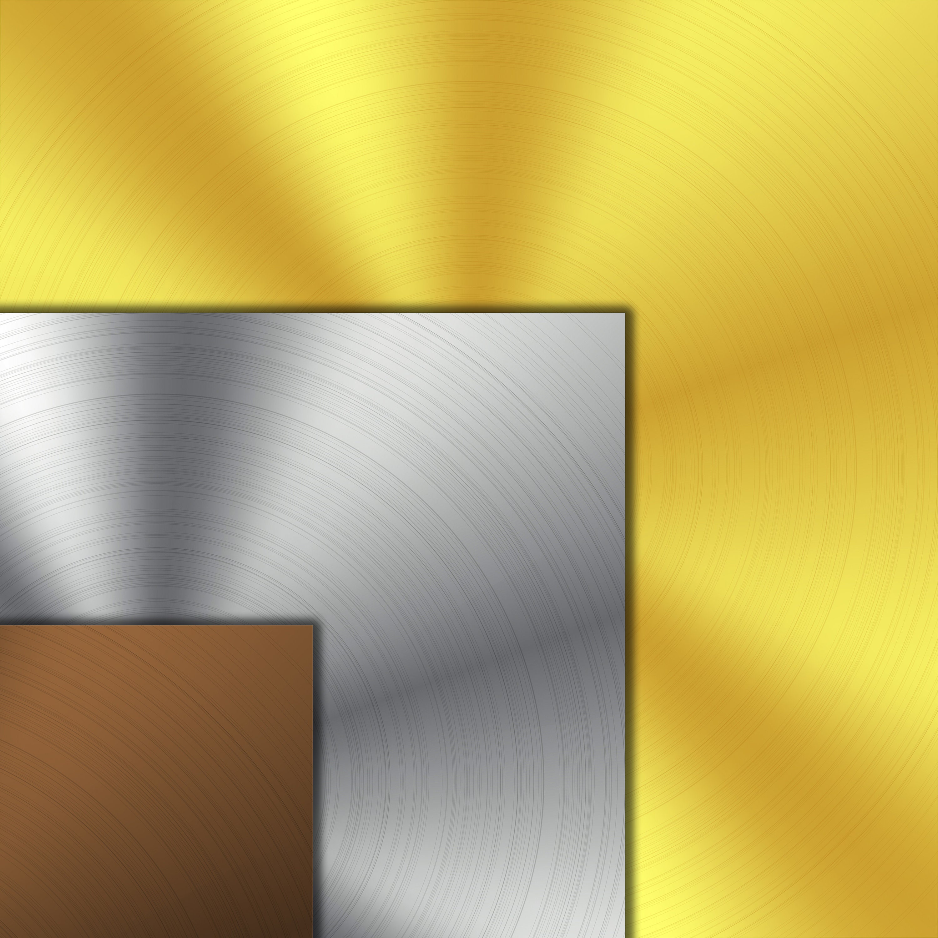 Metallic Gold Silver and Bronze Textures, Digital Paper, Instant ...