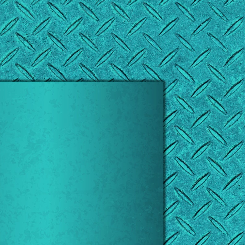 Six Metallic Turquoise Textures, Digital Paper, Instant Download ...