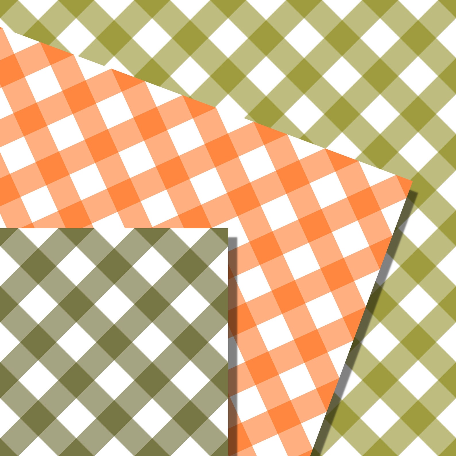 Gingham Diagonal Digital Paper, 25 Colors, Instant Download, Seamless ...