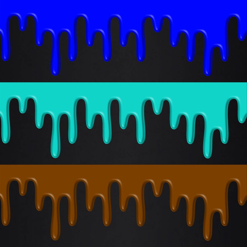 Dripping Effect PNG, Transparent Background, Dripping Border Clipart ...