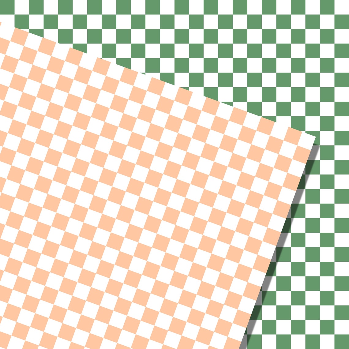 Checkered Pattern, Pastel Colors, Digital Paper, Instant Download ...
