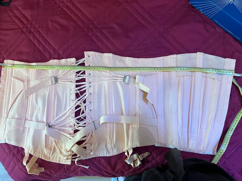1940s Dead Stock Fan Lacing Corset, Amsterdam - Never Worn - Etsy