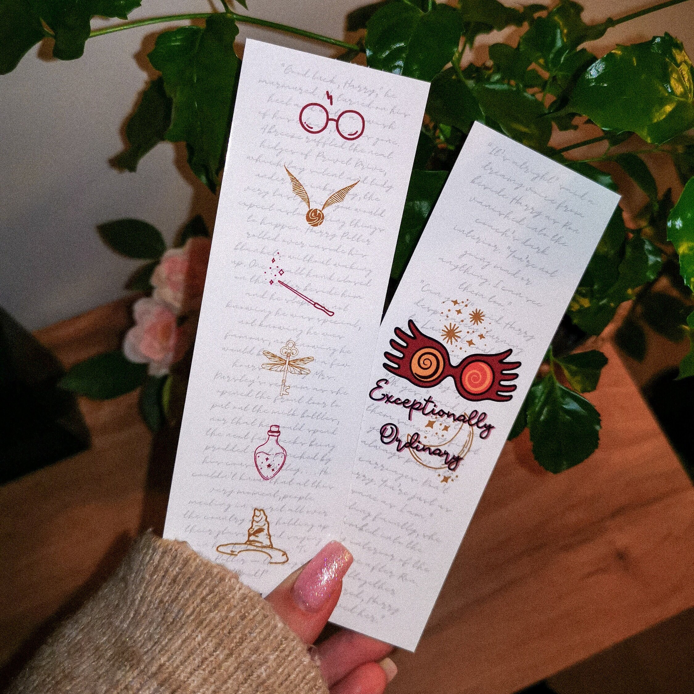 Exceptionally Ordinary Luna Lovegood Bookmark Wizarding World Ravenclaw ...