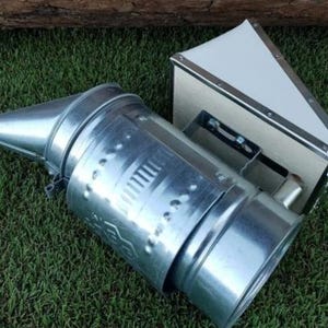 Galvanized Leather Beekeeper Bellows, Beekeeping Equipment, Beekeeper ...