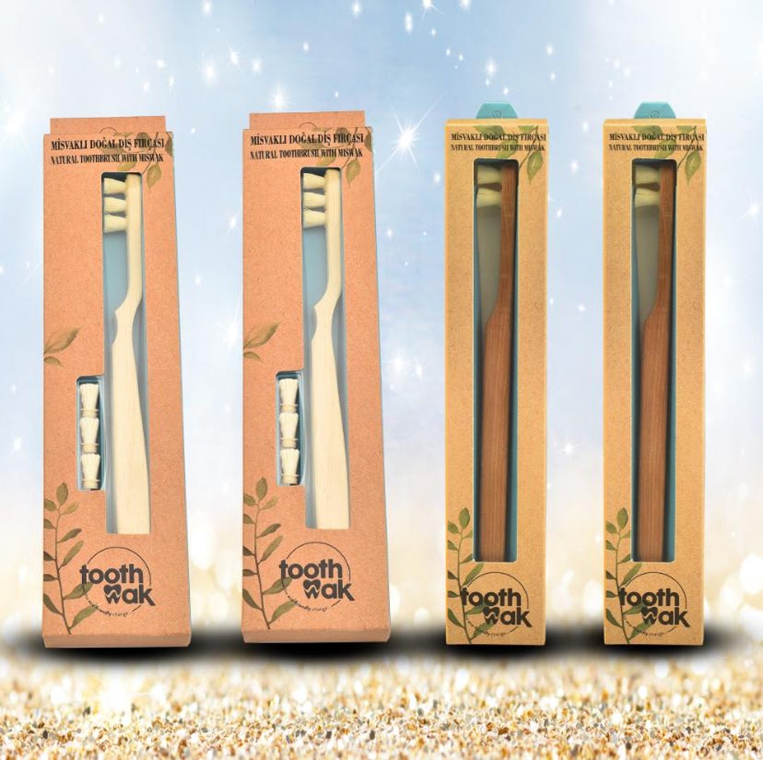 Miswak Toothbrush. Completely Natural 1 Piece, Toothbrush is Natural ...