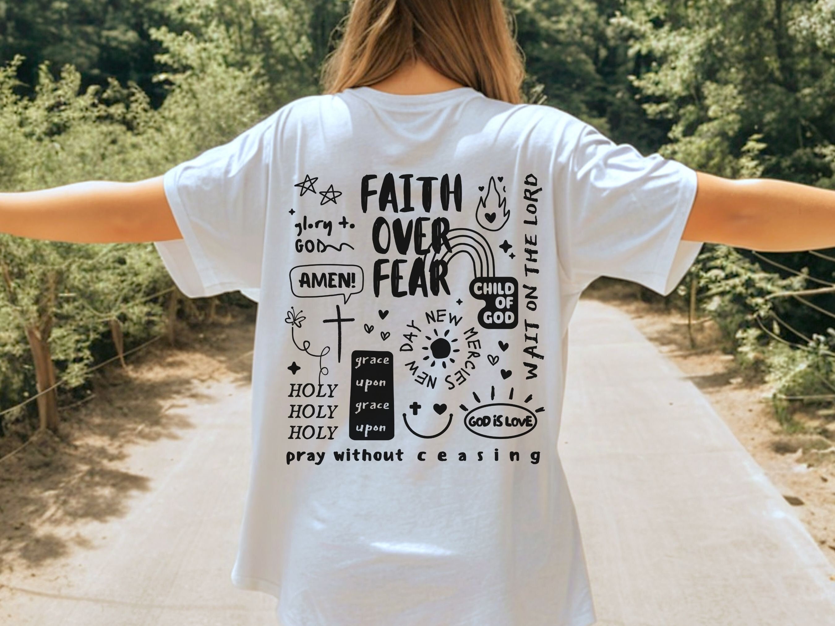 Boho Bible Affirmations Shirt, Retro Vintage Christian Tee, Faith Based ...