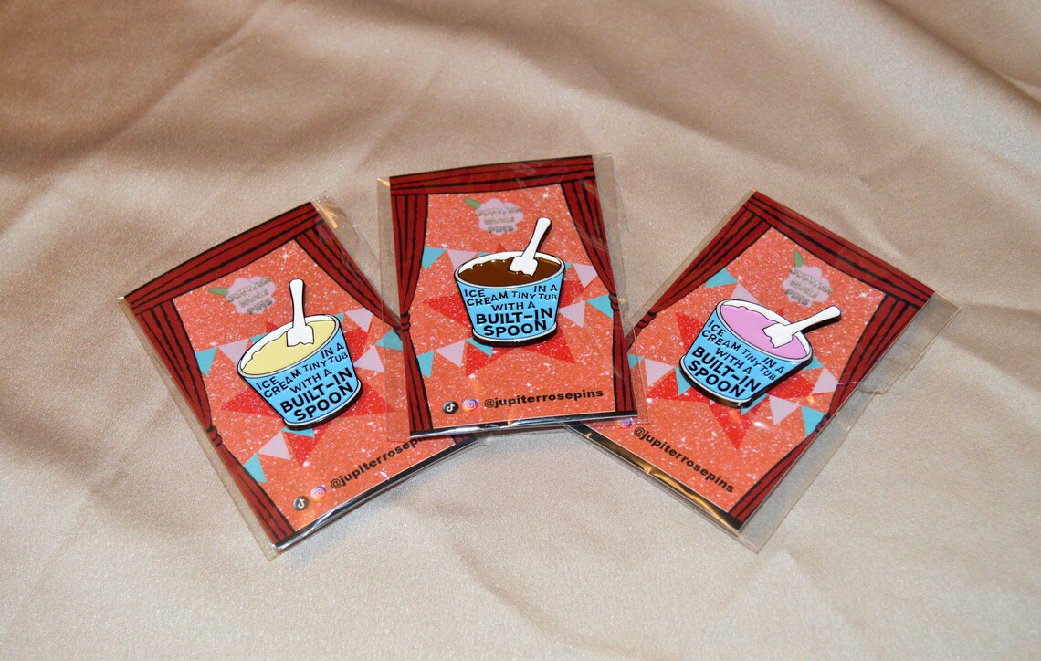 Jamie Ice Cream Pin - Musical Theatre Pin Badge Inspired by Everybody's ...