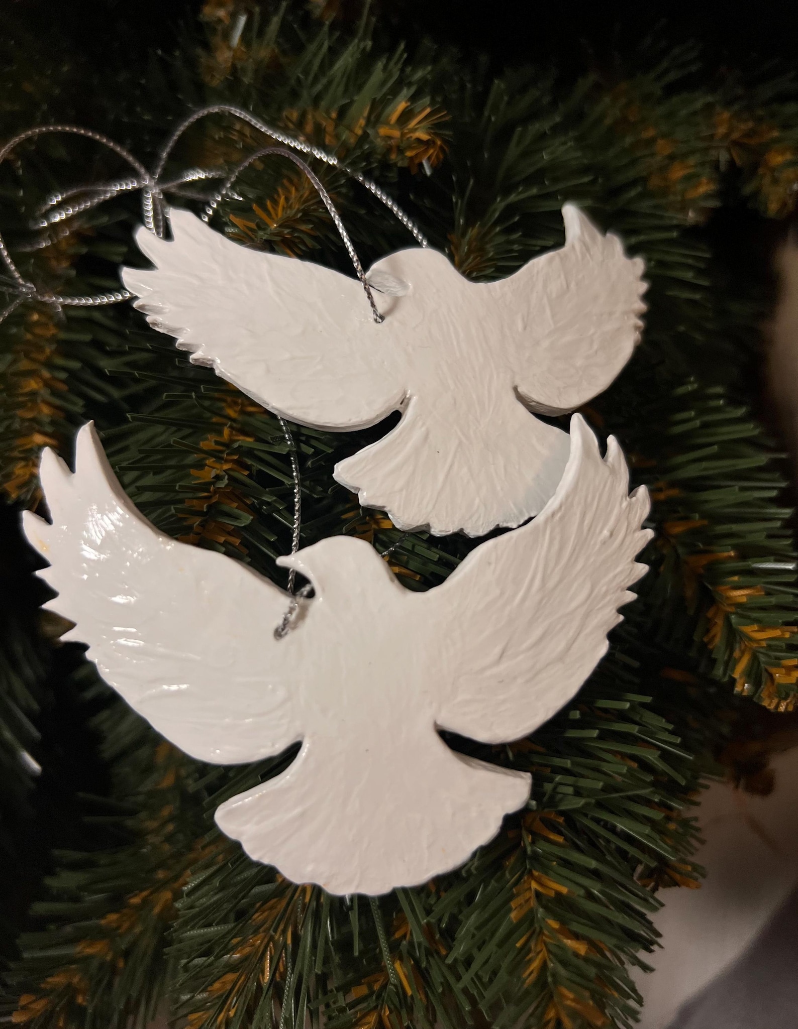 Home Alone Doves Two Turtle Doves Holiday Decor Christmas Ornament ...