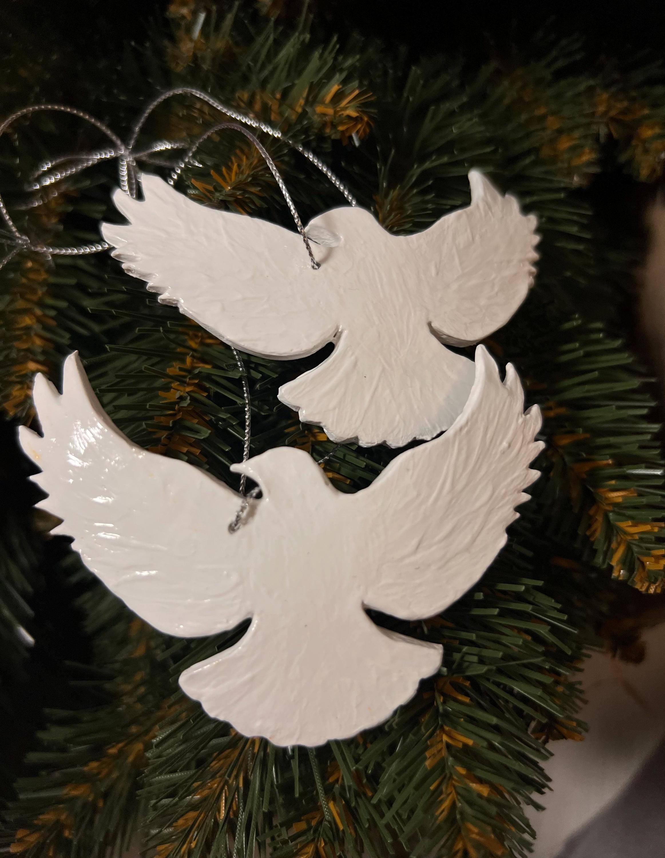 Home Alone Doves Two Turtle Doves Holiday Decor Christmas Ornament Christmas Decorations ...