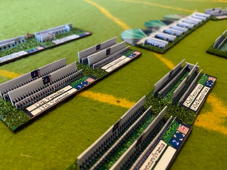 3mm,acw, Union 1st Corps 1863. - Etsy