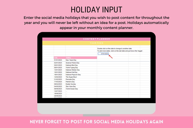 Social Media Content Planner - Organize and Boost Your Instagram Growth ...
